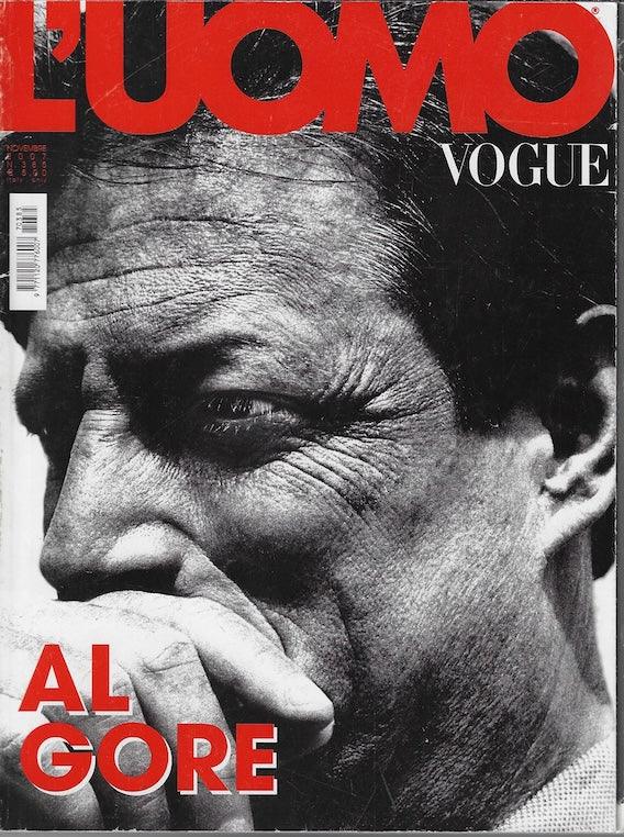 L'uomo Vogue Magazine - AL GORE Ian McKellen BRUCE WEBER – magazine canteen