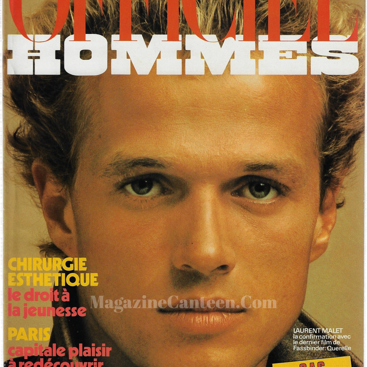 L'Officiel Hommes Magazine - Laurent Malet – magazine canteen