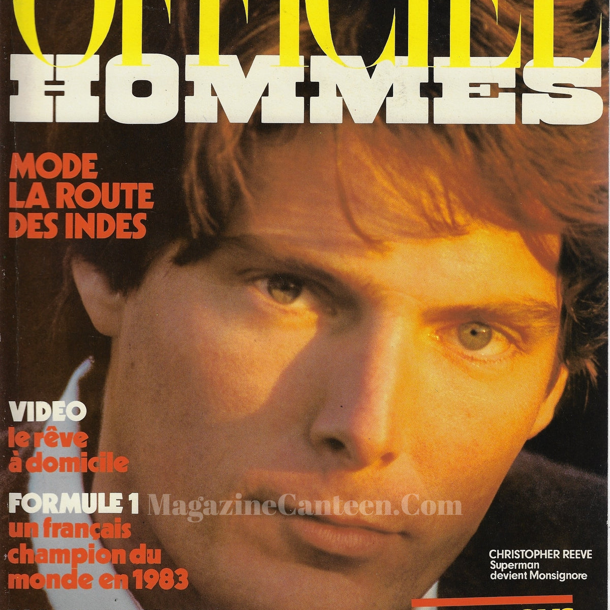 L'Officiel Hommes Magazine - Christopher Reeve – magazine canteen