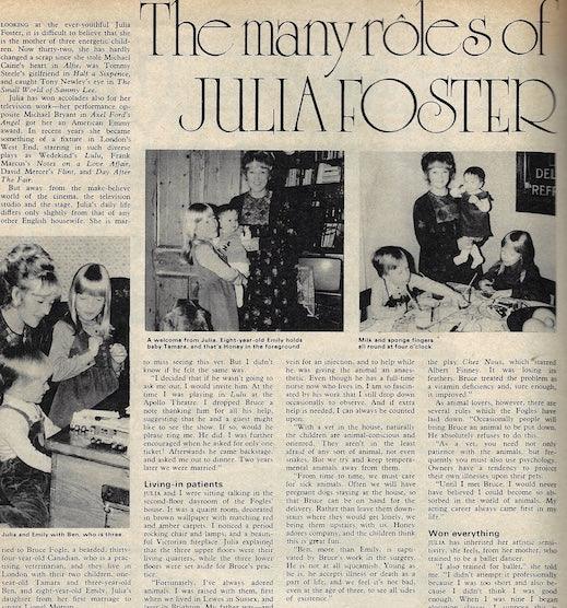 Woman And Home Magazine - JULIA FOSTER Ben Fogle MANY ROLES – magazine ...