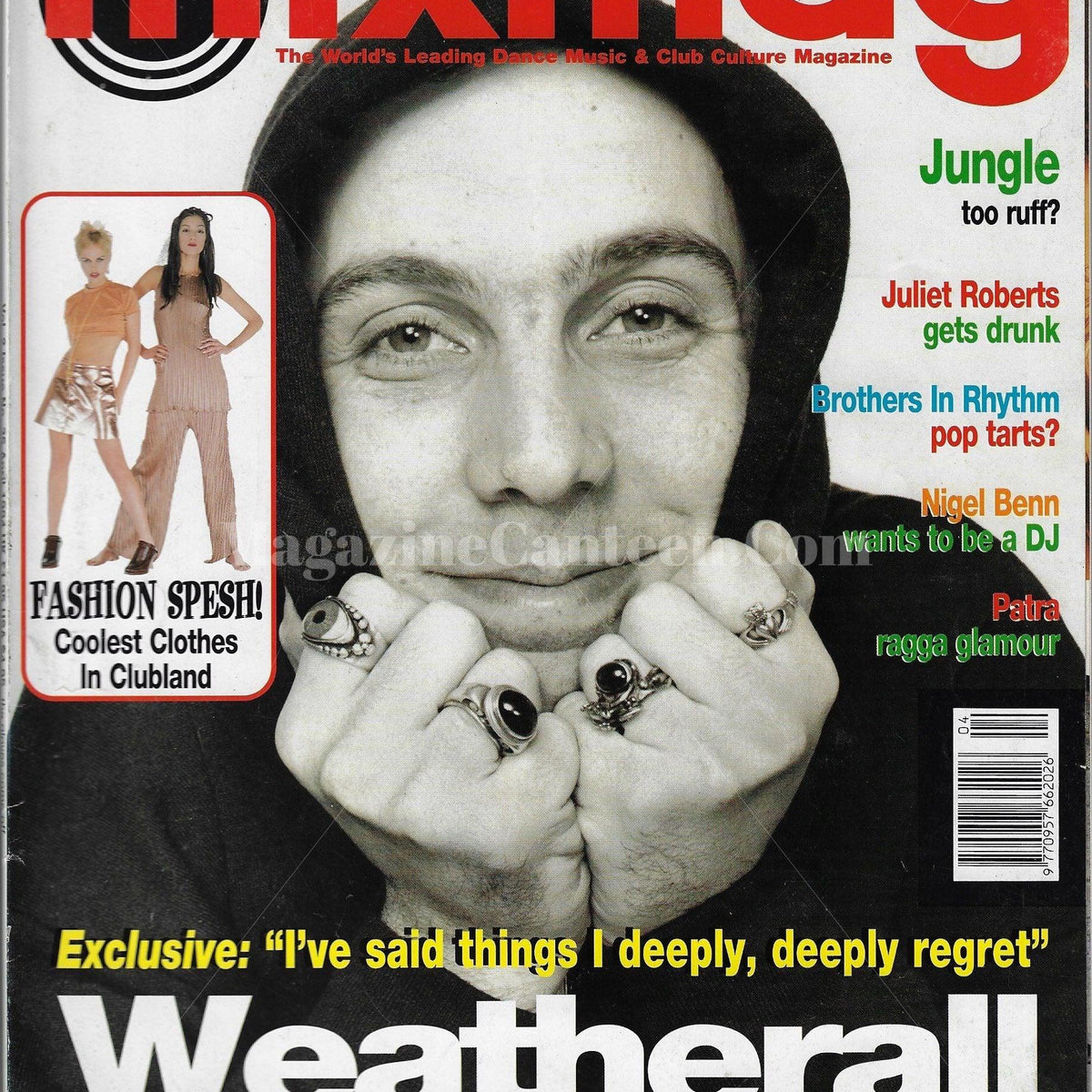 Mixmag Magazine - Andrew Weatherall – magazine canteen