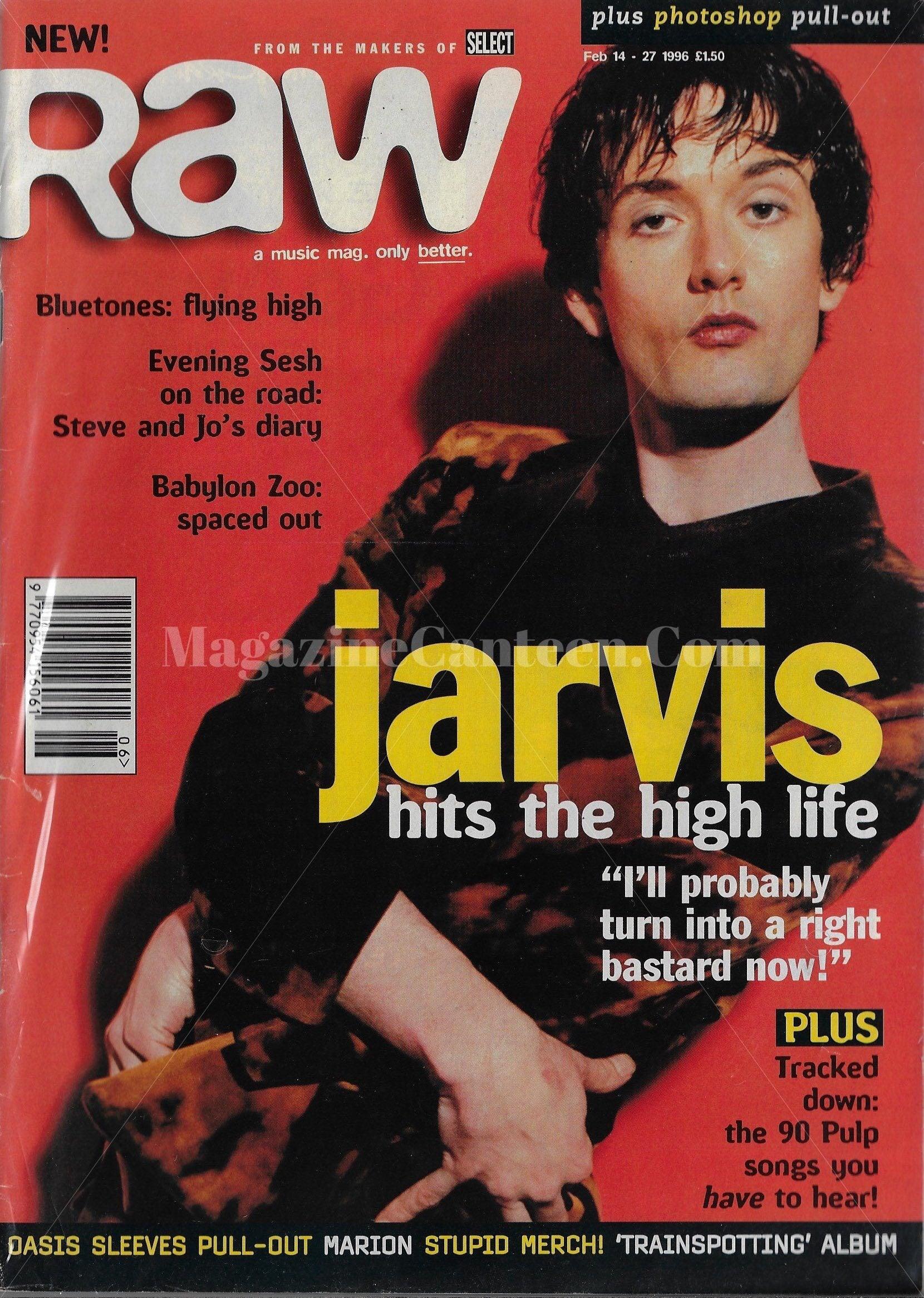 Raw Magazine - Jarvis Cocker Pulp – magazine canteen