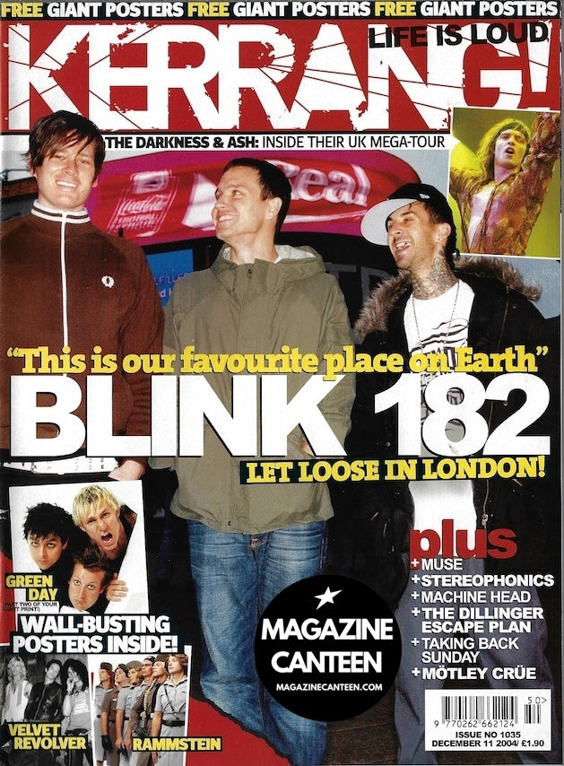 Kerrang Magazine - Blink 182 MUSE Stereophonics – magazine canteen