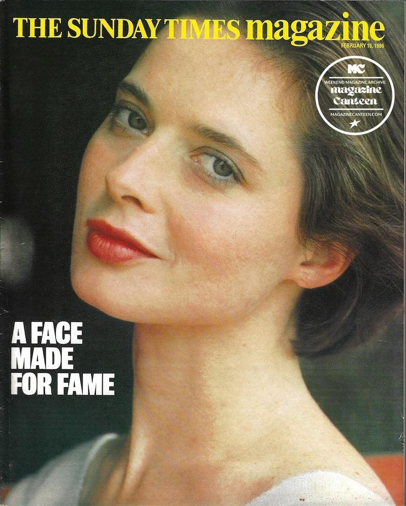 The Sunday Times - Isabella Rossellini EVE ARNOLD Garrison Keillor JOE ...