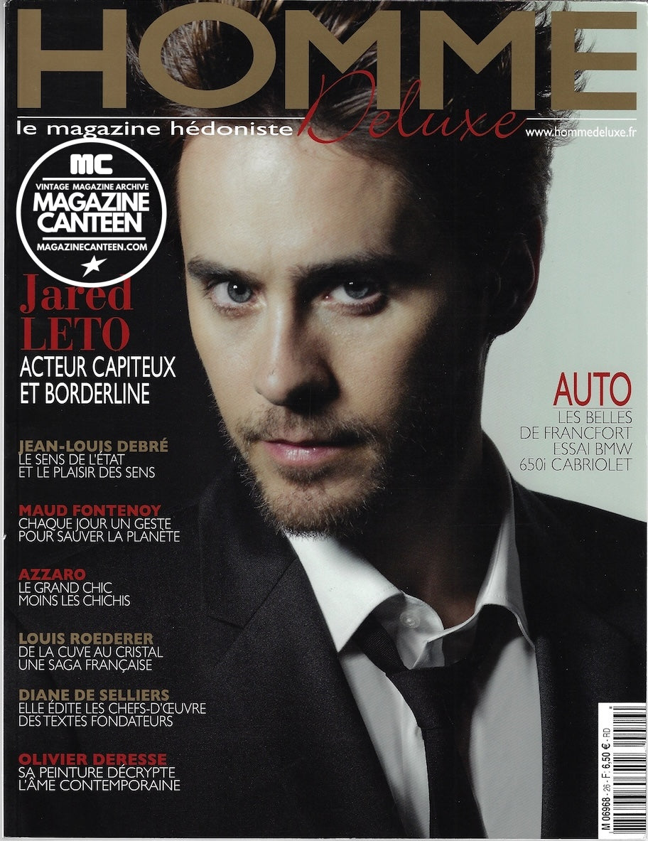 Homme Deluxe Magazine - Jared Leto Alexandre Cunha – magazine canteen