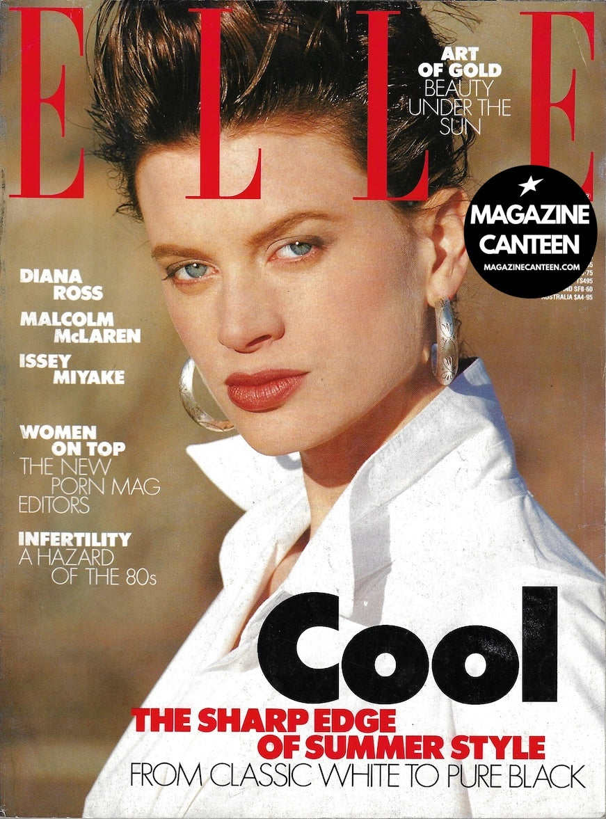 Elle Magazine - Kristen McMenamy DIANA ROSS Malcolm McLaren DIONNE WHI ...