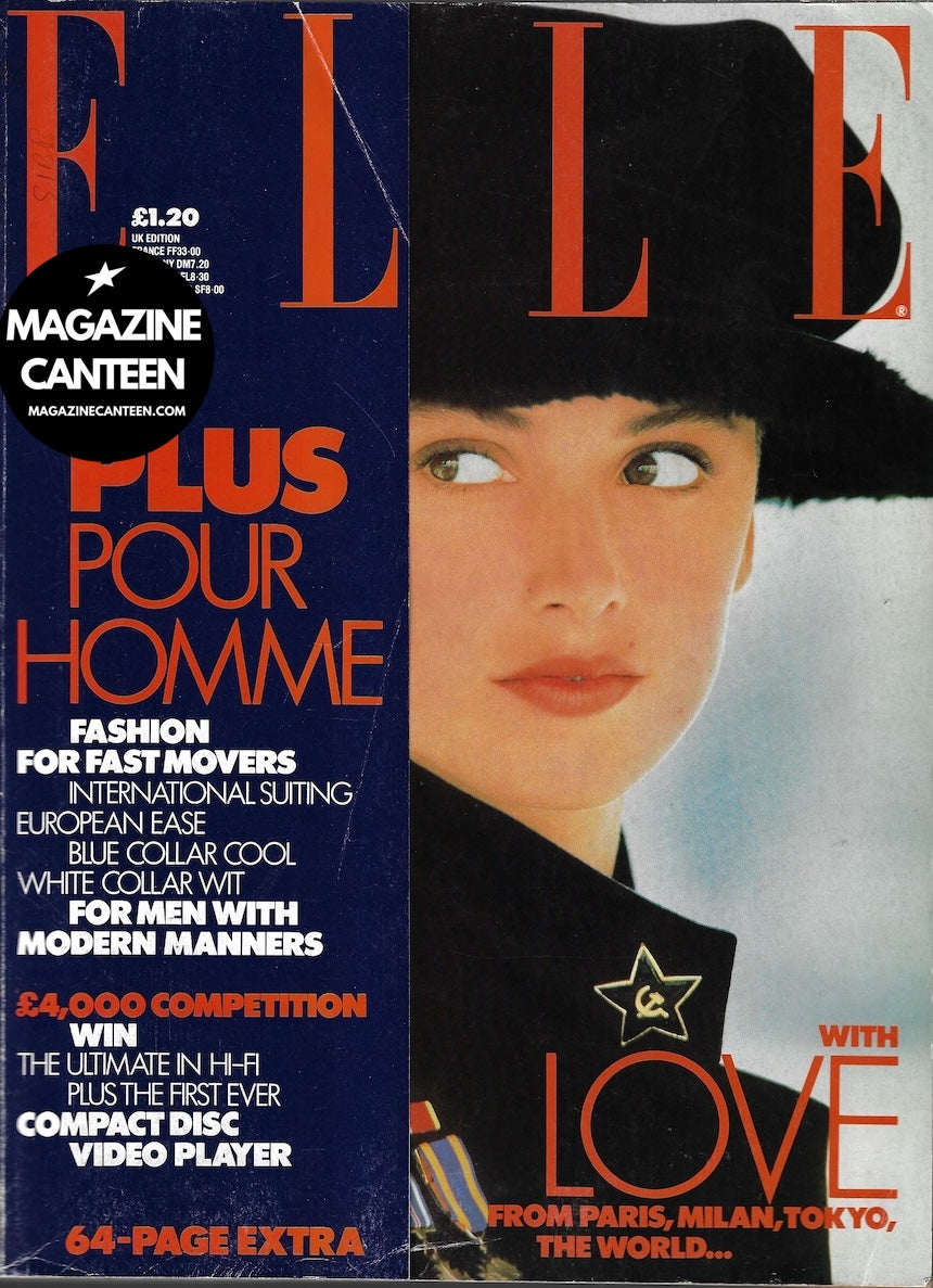 Elle Magazine - Lisa Graham KEVIN COSTNER Carole Bouquet MADONNA ...