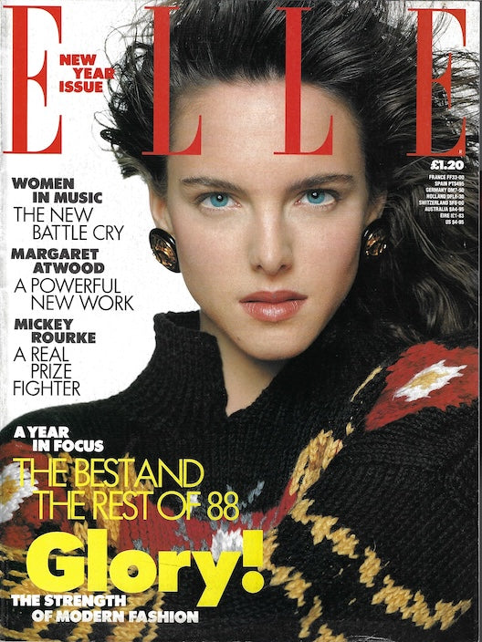 Elle Magazine - Susan Minor MICKEY ROURKE Famke Janssen CECILIA CHANCE ...