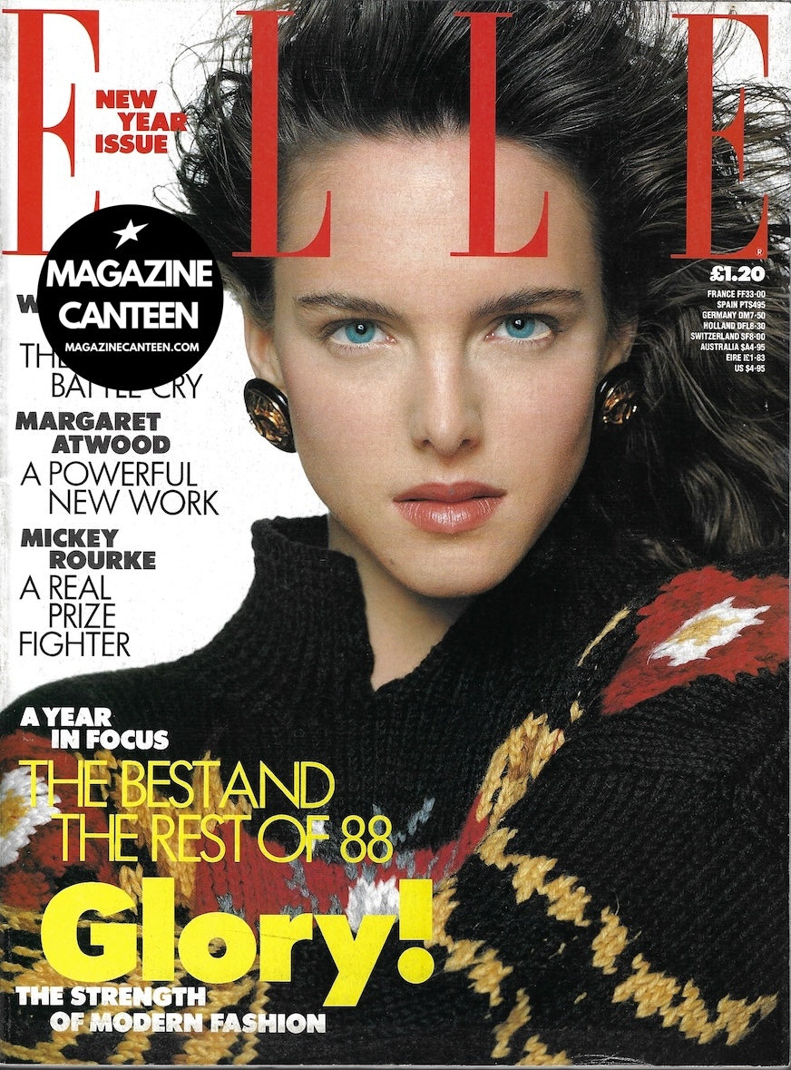 Elle Magazine - Susan Minor MICKEY ROURKE Famke Janssen CECILIA CHANCE ...