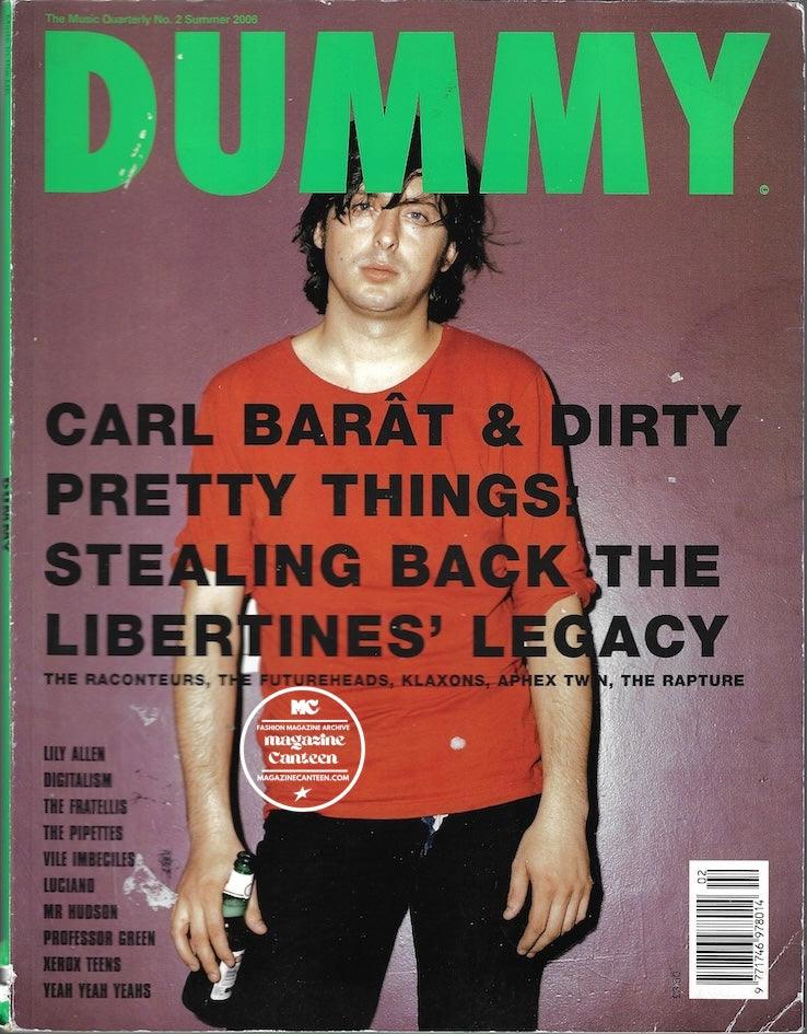 Dummy Magazine - Carl Barat Lily Allen The Raptures – magazine canteen