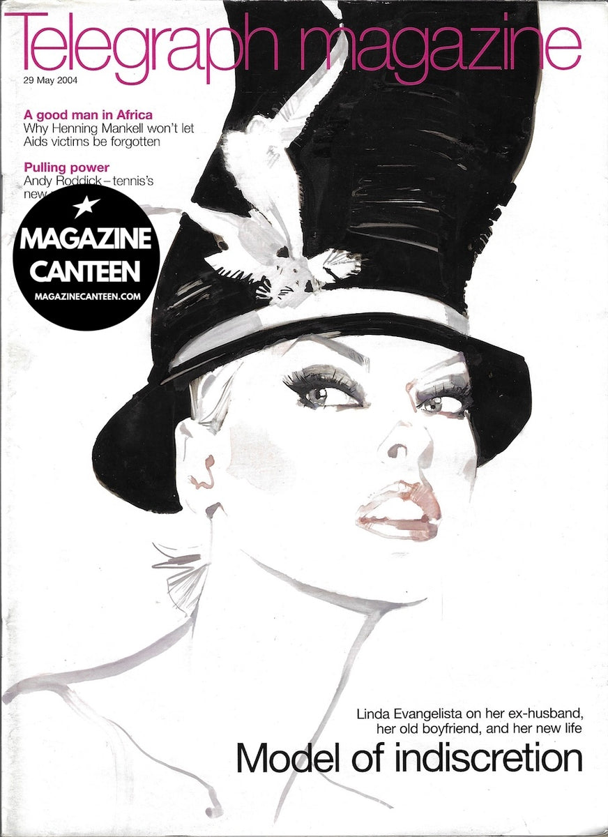 The Telegraph Magazine - Linda Evangelista DAVID DOWNTON – magazine canteen