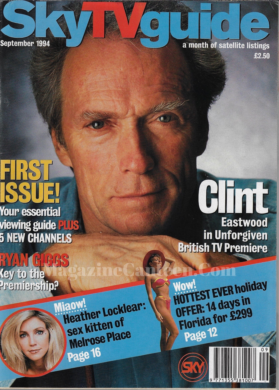 Sky TV Guide Magazine - Clint Eastwood – magazine canteen