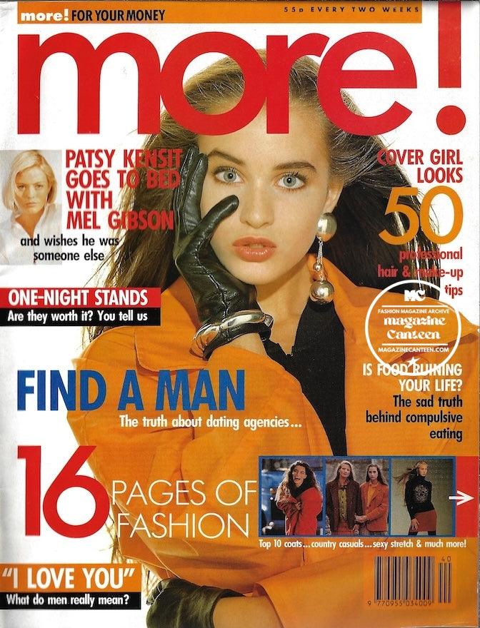 More Magazine - Patsy Kensit – magazine canteen