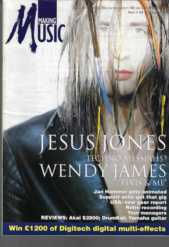 Making Music Magazine - Jesus Jones Wendy James – magazine canteen