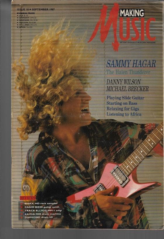 Making Music Magazine - Sammy Hagar – magazine canteen
