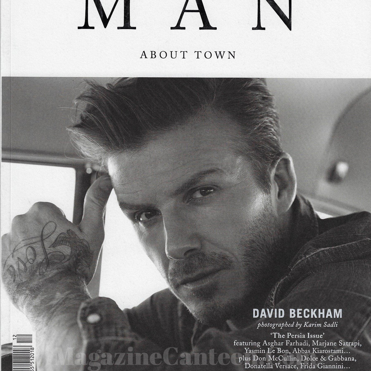 Man About Town Magazine - David Beckham 2013 – magazine canteen