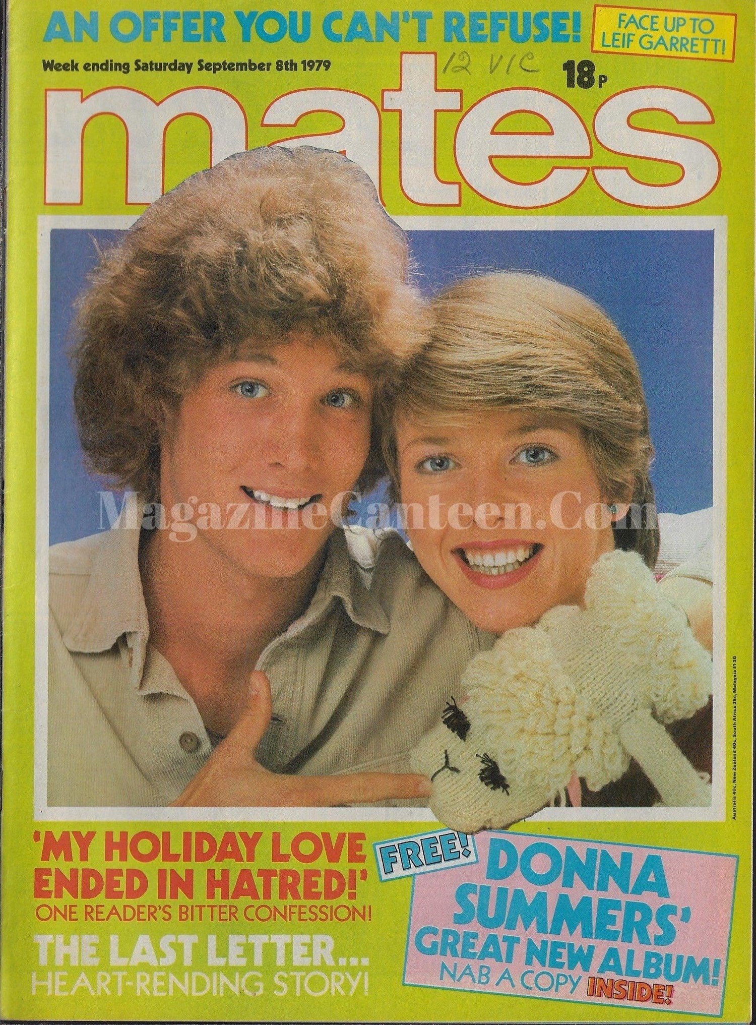 Mates Magazine - The Boomtown Rats – magazine canteen