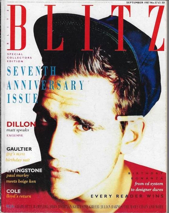 Blitz Magazine - Matt Dillon Charlotte Rampling Cliff Richard ...