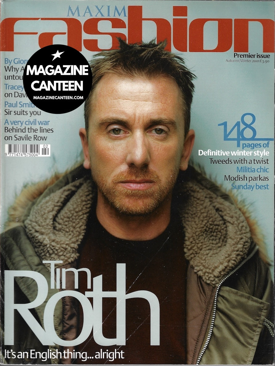 Maxim Fashion - TIM ROTH Liberty Ross LAUNCH 1 – magazine canteen