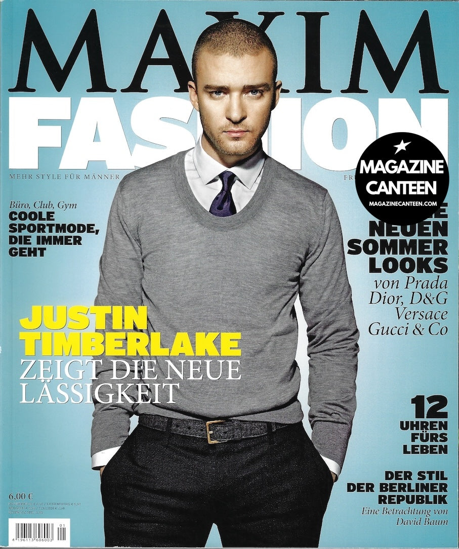 Maxim Fashion Germany - Justin Timberlake LEMMY Lewis Hamilton ...