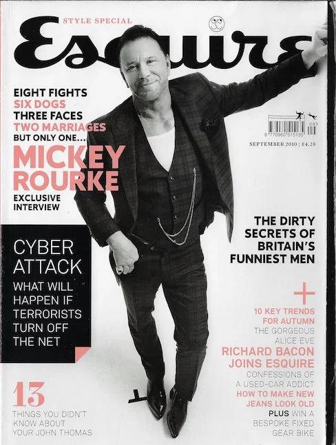 Esquire Magazine - Mickey Rourke Alice Eve – magazine canteen