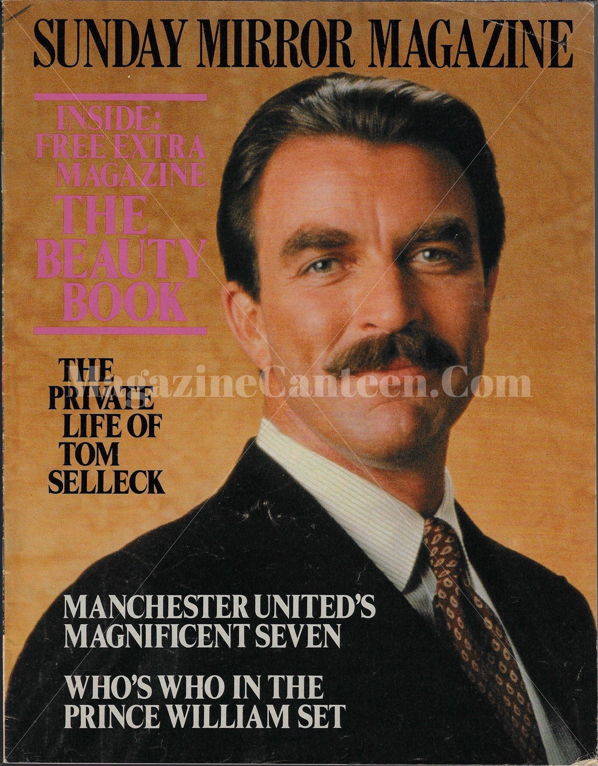 Sunday Mirror Magazine - Tom Selleck – magazine canteen