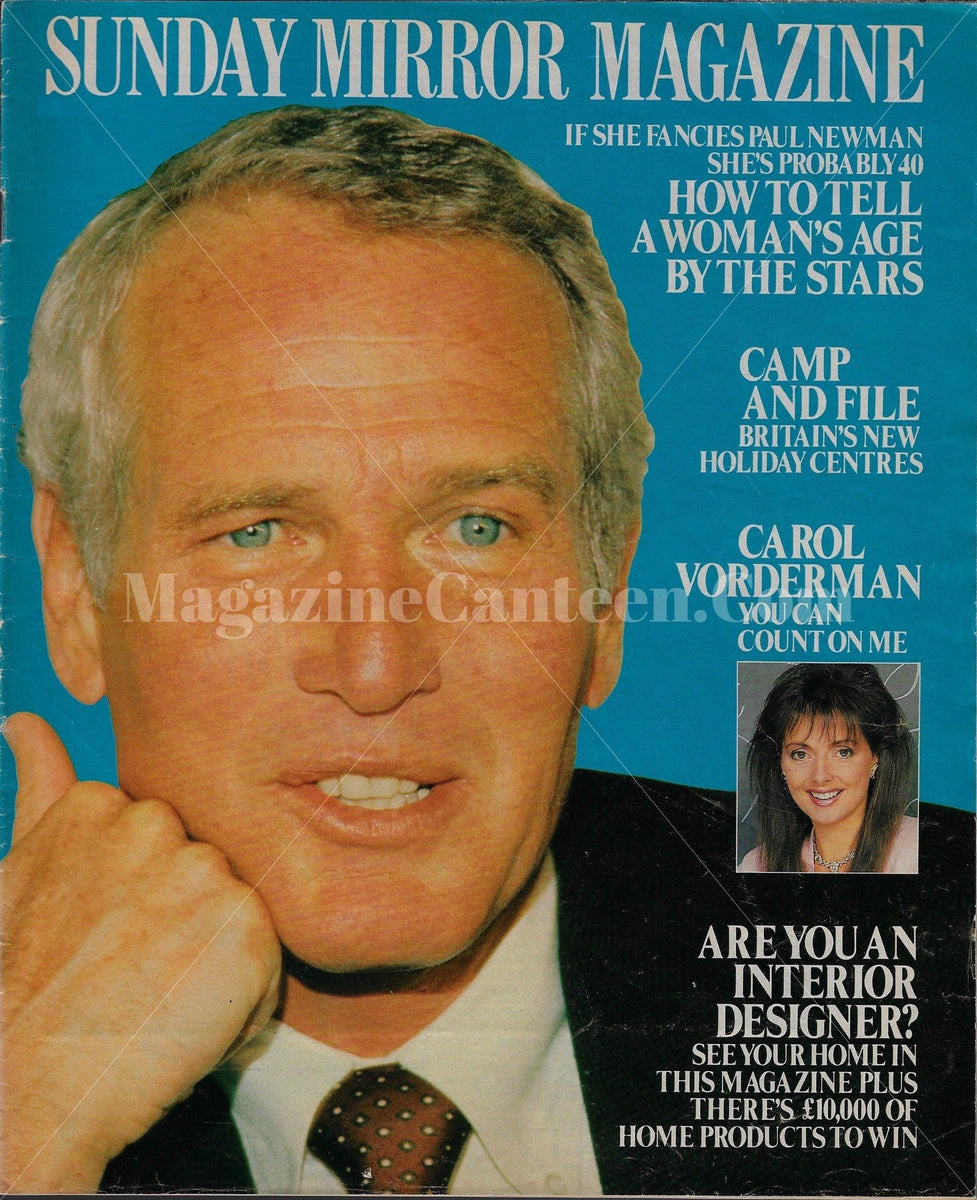 Sunday Mirror Magazine - Paul Newman – magazine canteen