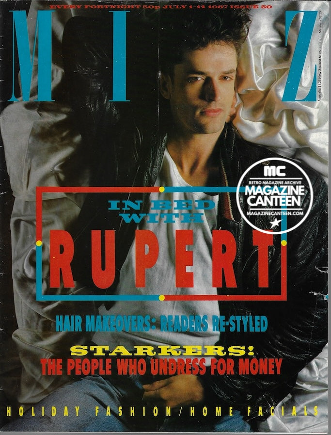 Mizz Magazine - Rupert Everett Boy George – magazine canteen