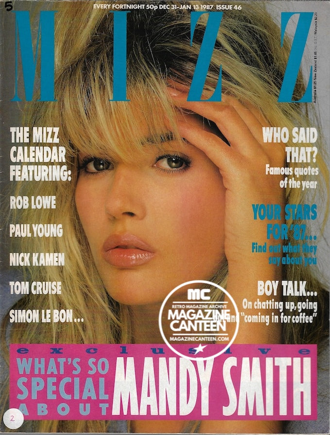 Mizz Magazine - Mandy Smith Fuzzbox Brian Aris B – magazine canteen