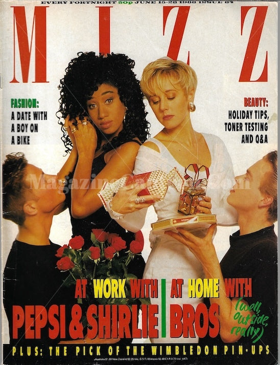 Mizz Magazine - Pepsi & Shirlie Male Models – magazine canteen