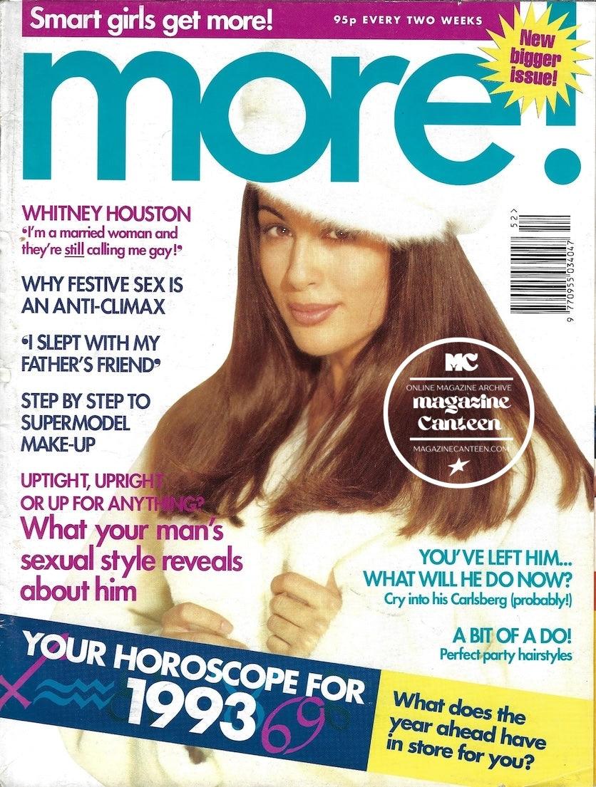 More Magazine - Right Said Fred WHITNEY HOUSTON – magazine canteen