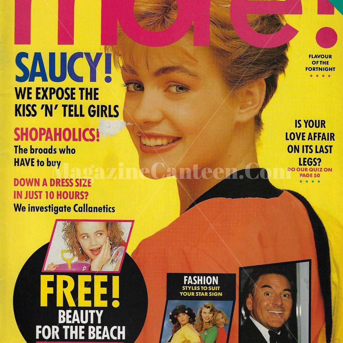 More Magazine - Mark Powley Michelle Collins – magazine canteen