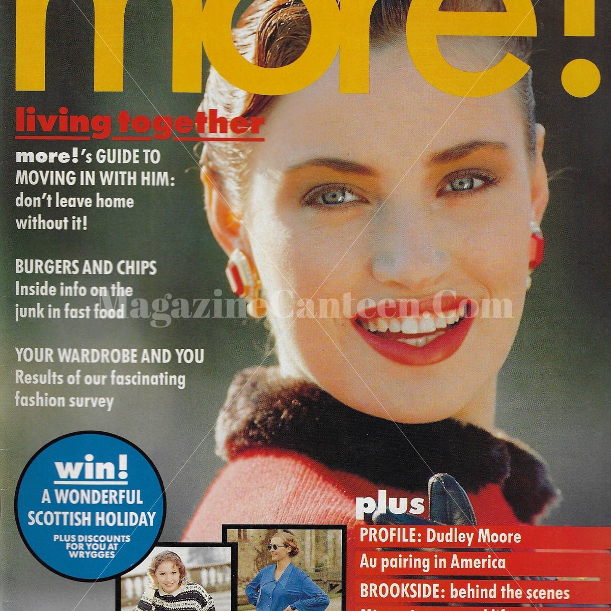 More Magazine - Liam Neeson Dudley Moore – magazine canteen