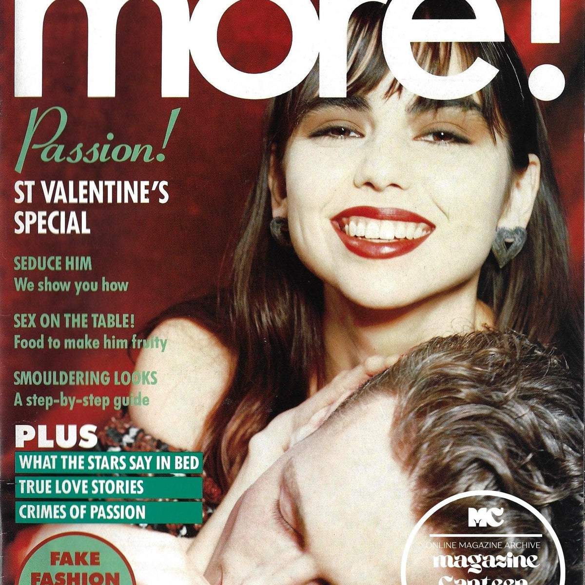 More Magazine - Sheena Easton PASSION John Stoddart – magazine canteen