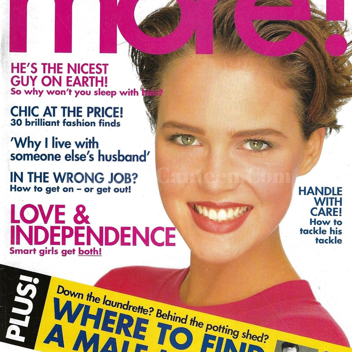 More Magazine - Matthew Vaughan Dani Behr Emmerdale – magazine canteen