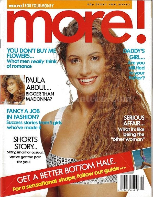 More Magazine - Paula Abdul Kim Wilde – magazine canteen