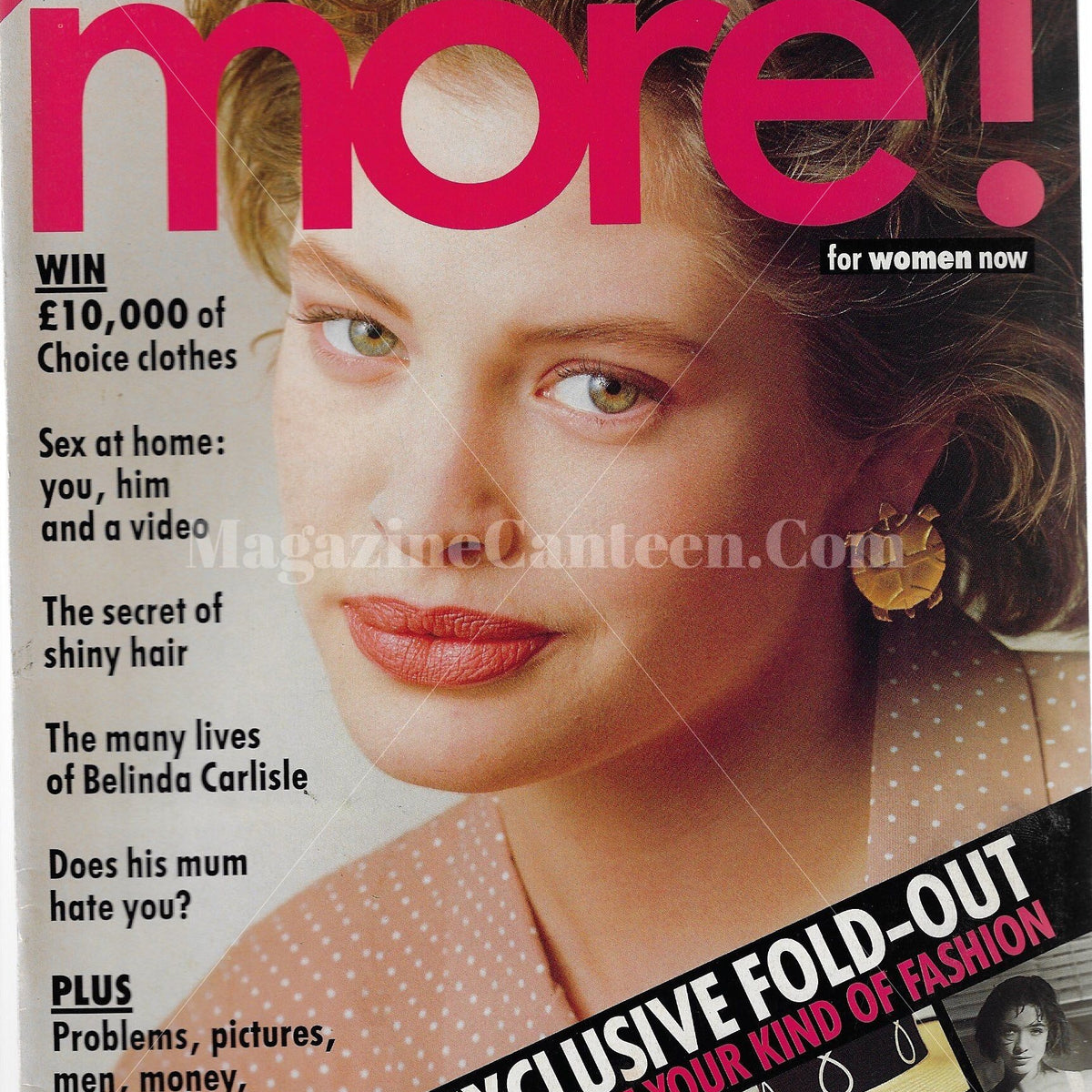 More Magazine - Issue 2 Belinda Carlisle – magazine canteen