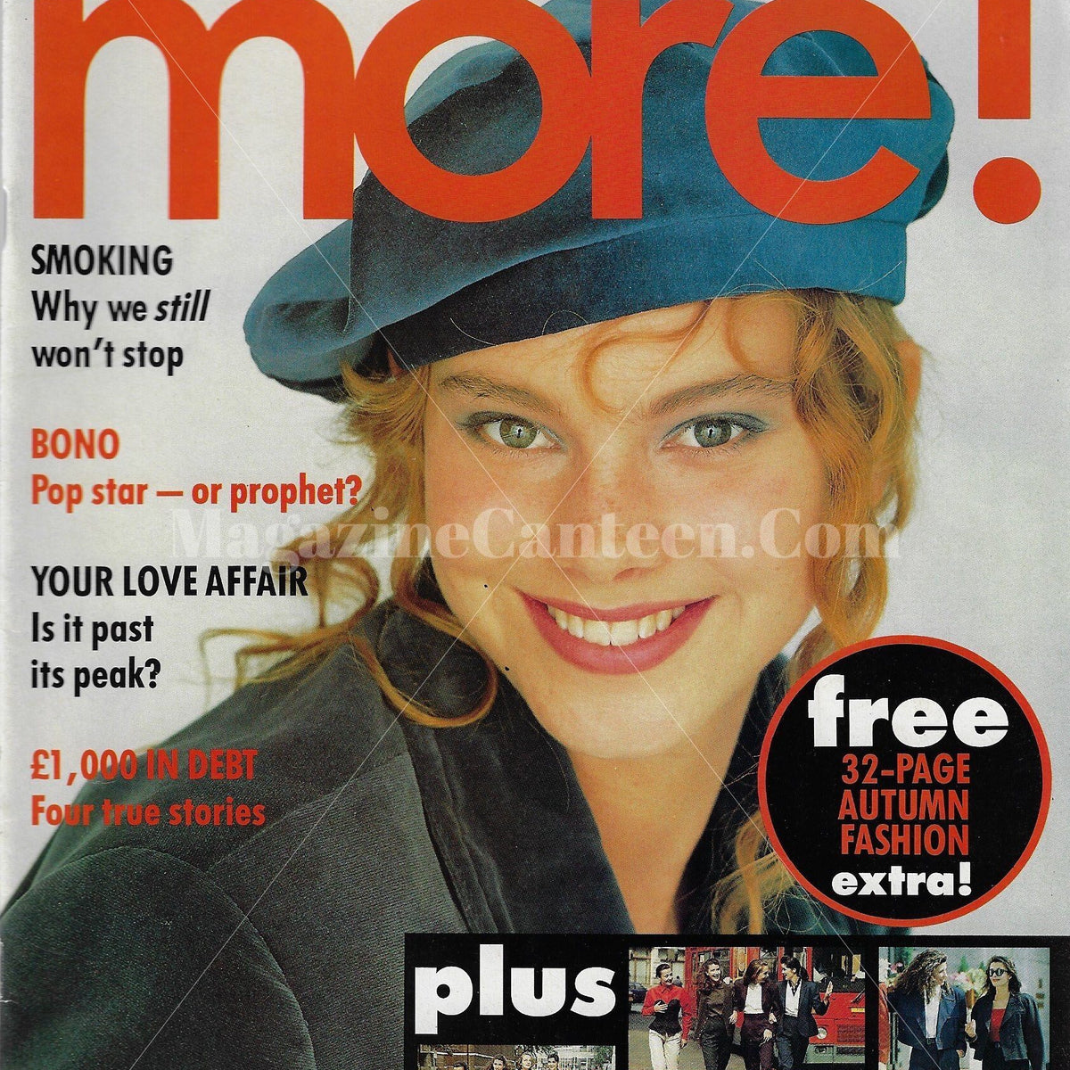 More Magazine - Bono U2 Natalie Cole – magazine canteen