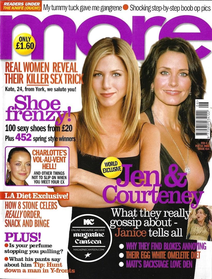 More Magazine - BEN PRICE Tom Welling JENNIFER ANISTON – magazine canteen