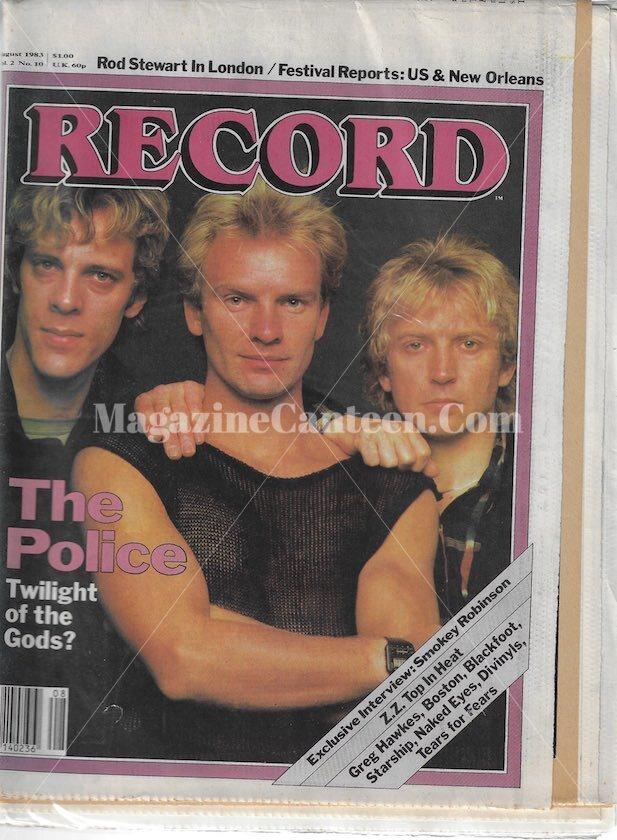 Record Magazine - Sting The Police – magazine canteen