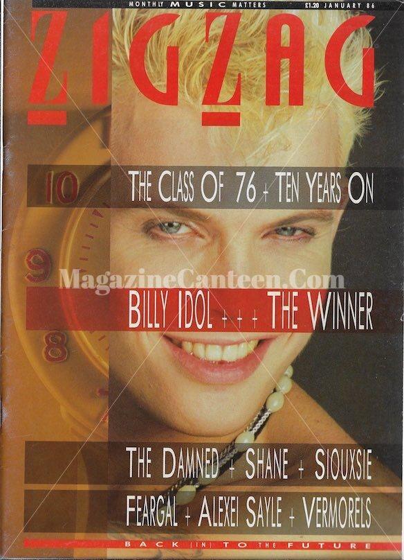 ZigZag Magazine - Billy Idol Alexei Sayle – magazine canteen