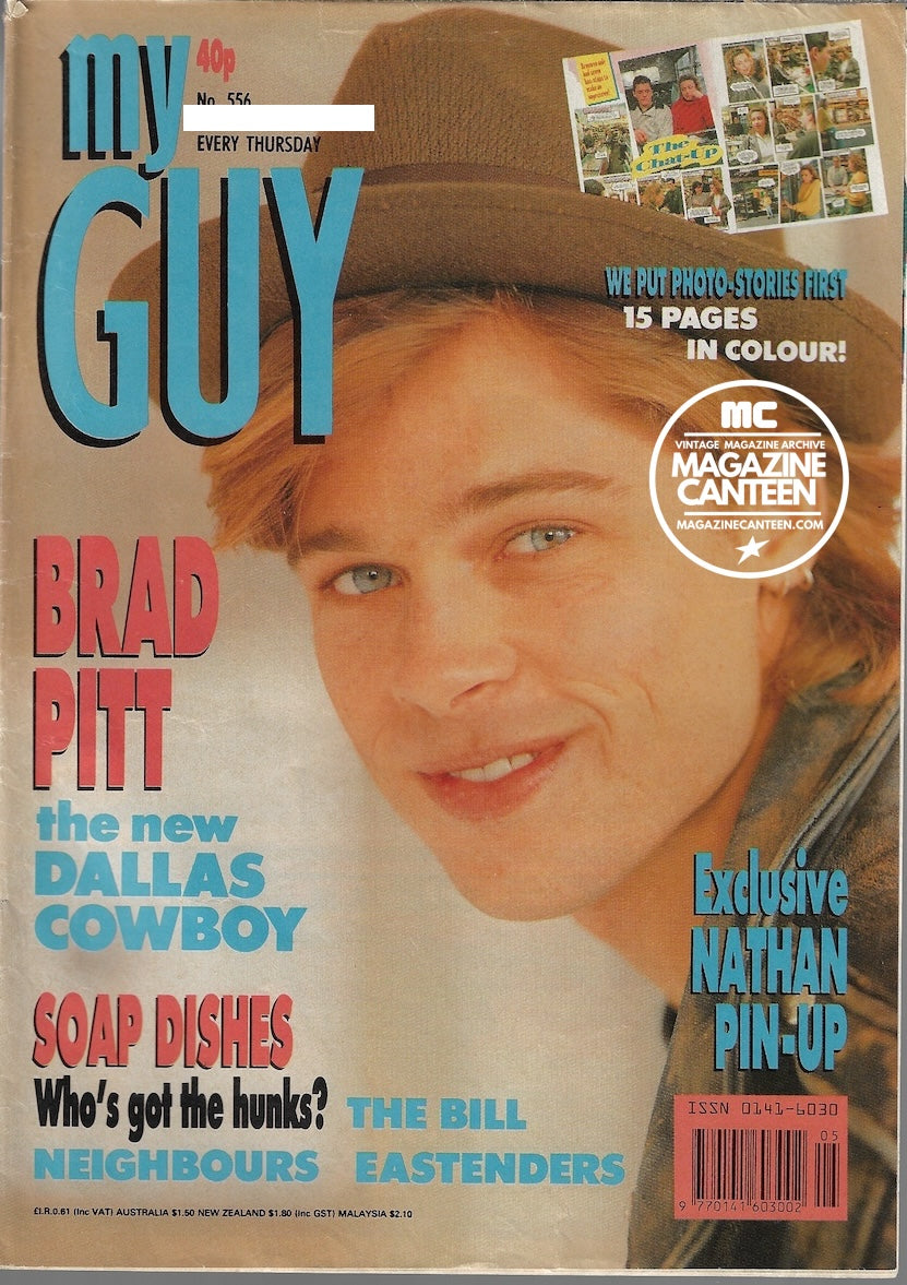 My Guy Magazine - BRAD PITT Rare Early Cover – magazine canteen