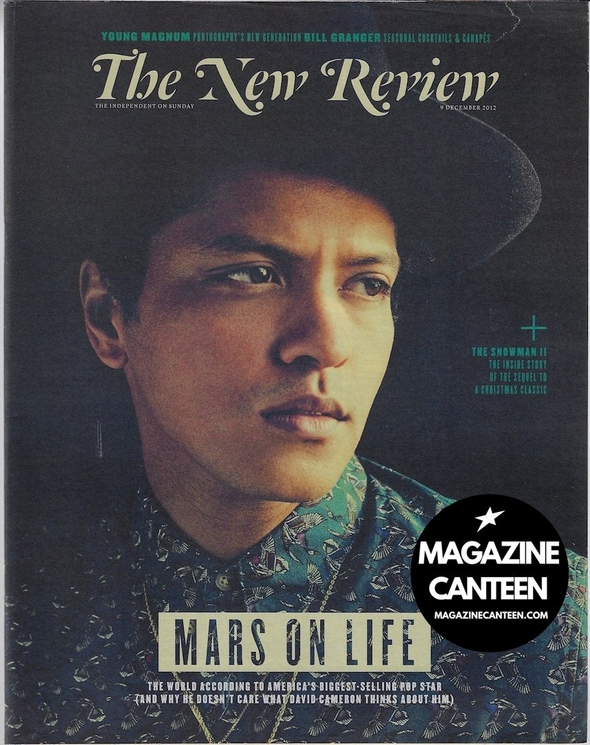 New Review Magazine - Bruno Mars Angela Flowers – magazine canteen