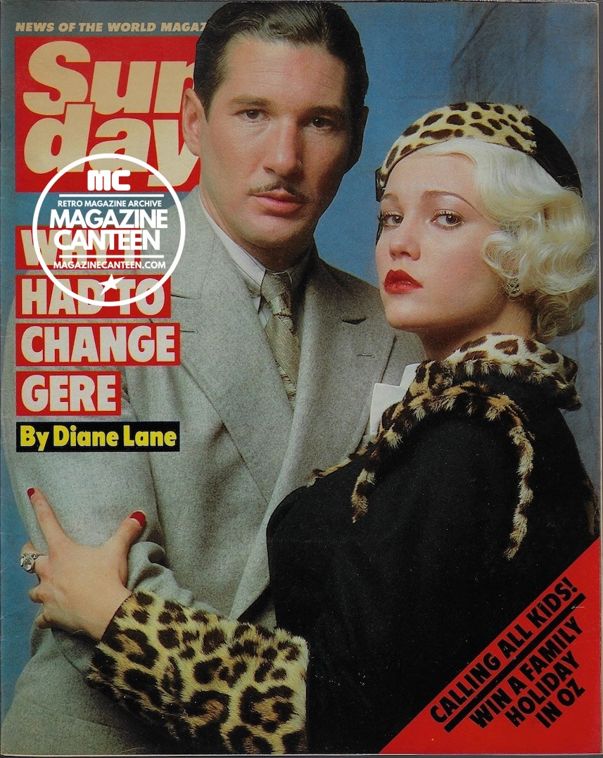 Sunday Magazine - DIANE LANE Richard Gere – magazine canteen