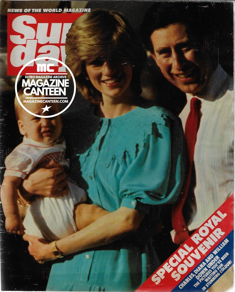 Sunday Magazine - Princess Diana JOHNNY LOGAN Bruce Penhall – magazine ...