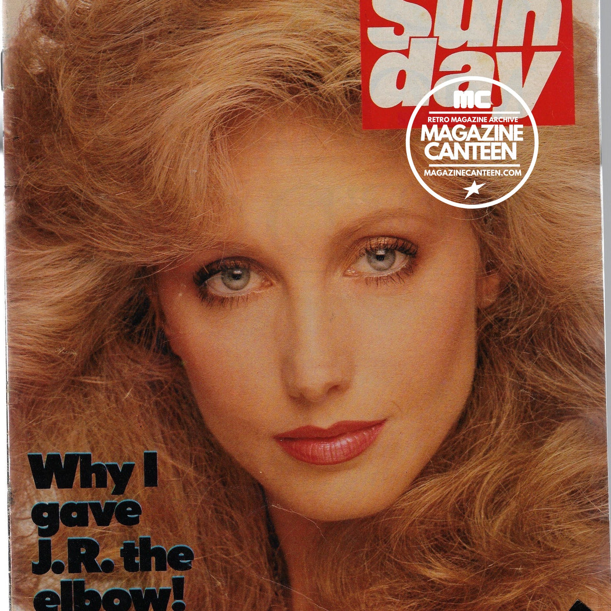 Sunday Magazine - Morgan Fairchild MARILYN Peter Robinson – magazine ...