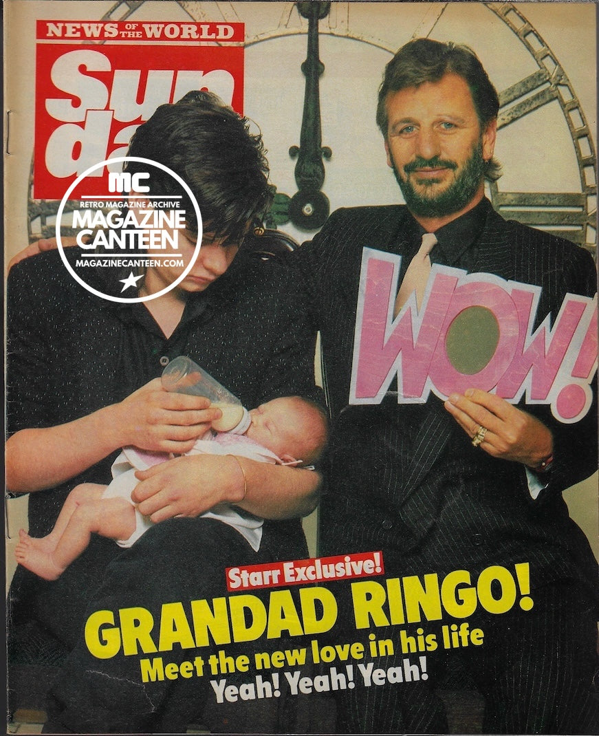 Sunday Magazine - Ringo Starr OLIVER REED The Beatles – magazine canteen