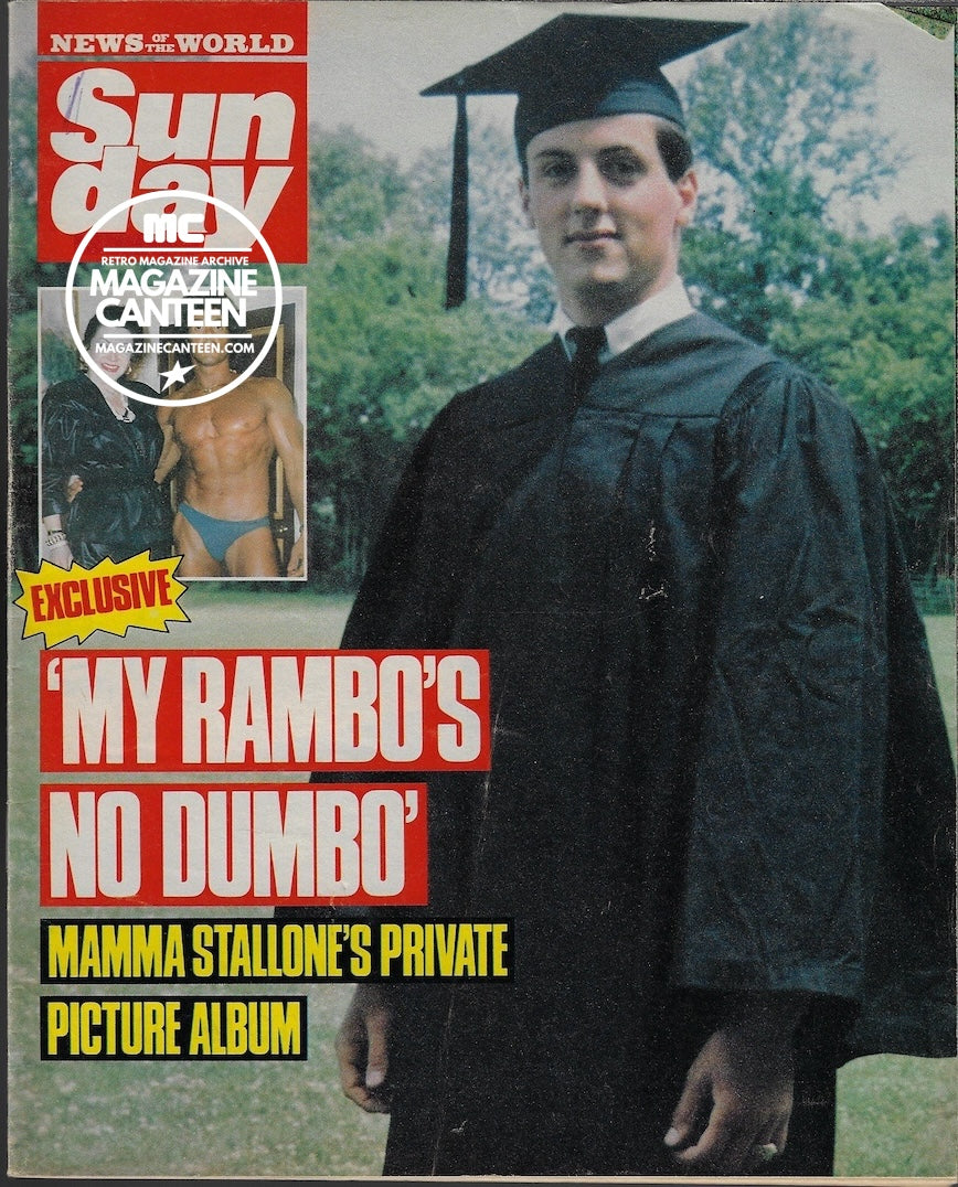 Sunday Magazine - Sylvester STALLONE Paul Coster – magazine canteen