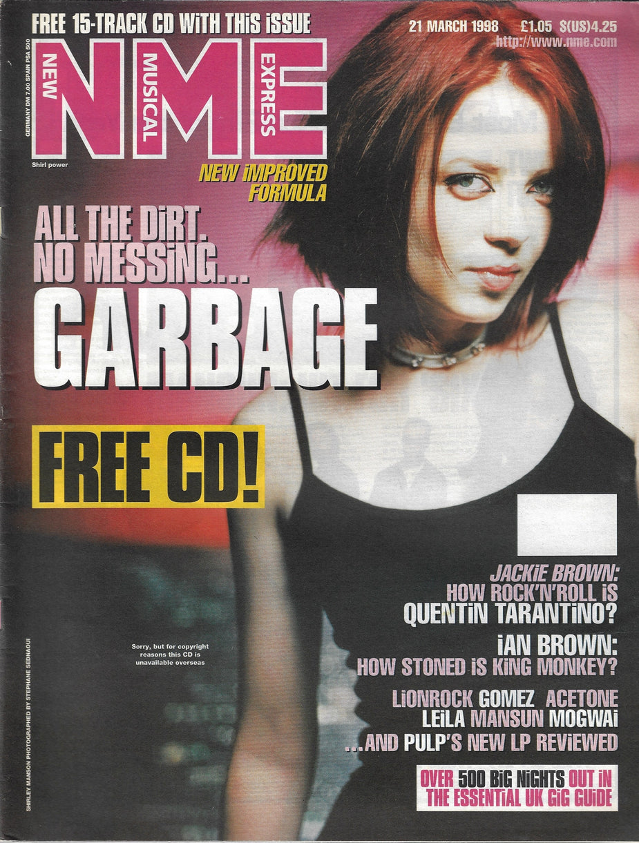 The NME Magazine - Shirley Manson IAN BROWN Stone Roses – magazine canteen