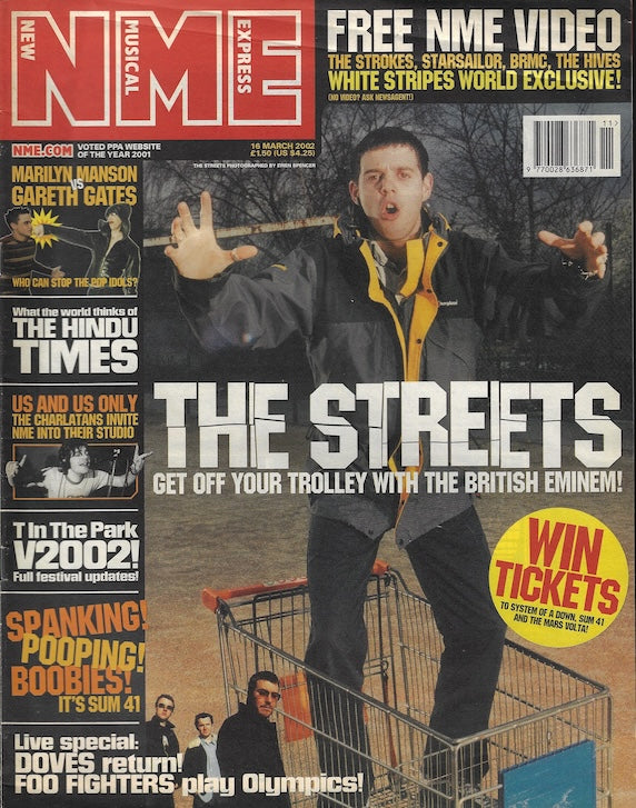The NME Magazine - MIKE SKINNER The Streets SUM 41 – magazine canteen